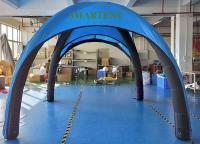 China Sunshade Awning Outdoor Event Tent Portable Blue Oxford TPU Inflatable X Tent 3Mx3M for sale
