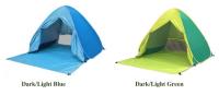 China Polyester 190T Sun Shelter Pop Up Tent Shade For Beach Front W Door Curtain for sale
