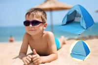 China Polyester 190T Sun Shelter Pop Up Tent Shade For Beach Front W Door Curtain for sale