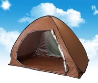China 165*200*130cm 2-Person Outdoor Camping Tent Blue Waterproof UV Resistant 190T Pop Up Shelter for sale