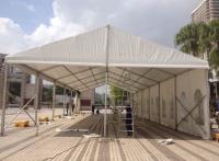 China Fire Resistant 10x30 White Party Tent Gazebo Canopy With Sidewalls PVC Wedding H6XW7XL50M for sale