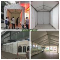 China Fire Resistant 10x30 White Party Tent Gazebo Canopy With Sidewalls PVC Wedding H6XW7XL50M for sale