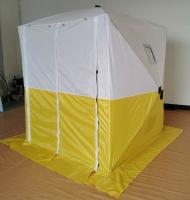 China 200*200*200MM Outdoor Dual-Color Waterproof PU Coated 200D Polyester Oxford Foldable Fibergalss Pop Up Work Tents for sale