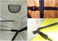 China 235*235*200MM Outdoor Fishing Shelter PU Coated 200D Polyester Oxford Fiberglass Dual-Color Camping Tent for sale