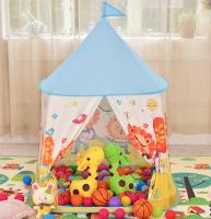 China Festival Camping outdoor Play House Tent Foldable Printing Lion Pattern Kids Tepee for sale