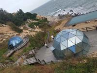 China Luxurious Aluminum Frame Ball Glass Dome Tent Star Canopy 3 Meters for sale