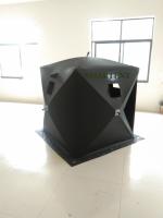 China 147X147X165CM Black Outdoor Work Tent Fiberglass Waterproof Coated Polyester 150D One Man Flip Over Ice Shelter for sale
