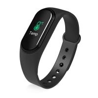 China Smart Bracelet Bluetooth 4.0 Fitness Wristband Fitness Tracker Device Body Temperature Monitor for sale