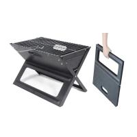China Slim Camping Portable Charcoal Outdoor Grills Chromed Steel Foldable 45X30X30cm for sale