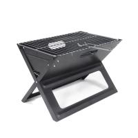 China Slim Camping Portable Charcoal Outdoor Grills Chromed Steel Foldable 45X30X30cm for sale
