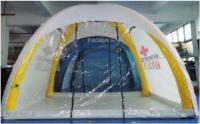 China Emergency Inflatable Outdoor Tents X Shape Air Pole Canopy Tent Medical Isolated for sale