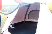 China Camping Pink Inflatable Pole Tent PU3000mm Inflatable Camping Tent 3 Person for sale