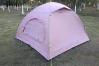 China Camping Pink Inflatable Pole Tent PU3000mm Inflatable Camping Tent 3 Person for sale