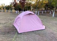 China Camping Pink Inflatable Pole Tent PU3000mm Inflatable Camping Tent 3 Person for sale