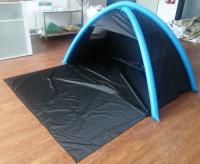 China Black Waterproof Inflatable Outdoor Tents 190T Beach Portable Inflatable Tent for sale