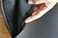 China 13'' Slim Black 5MM Polyester Laptop Protective Carrying Cases Zip Closure for sale