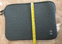 China Polycotton Green Laptop Bags 11.6 Inch For Women 5MM Memory Foam Nylon Zipper Closure for sale