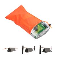 China Aluminum Emergency 4 Person Single Layer Tent Shelter for sale
