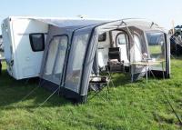 China Waterproof PU3000MM Outdoor Roof Top Tent Grey Oxford RV Awning 350X250X240CM for sale