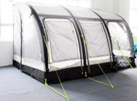 China 390X250X240CM Car Roof Side Awning Gray 300D Oxford Air Caravan Rw Car Side Awning Tent for sale