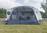 China 350X250X240CM Custom Inflatable Grey Waterproof PU3000MM 300D Polyester Oxford Outdoor RV Side Awning for sale