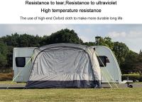 China 350X250X240CM Custom Inflatable Grey Waterproof PU3000MM 300D Polyester Oxford Outdoor RV Side Awning for sale