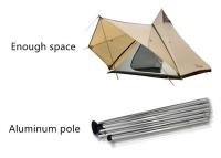 China White Cotton Canvas Outdoor Camping Tents Indian Teepee Yurt Tent 320X260X200CM for sale