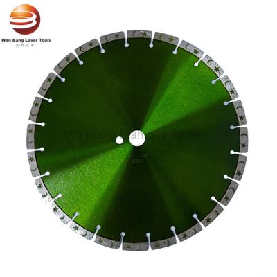 China 9inch 12inch 14inch Diamond Blade for Cutting Concrete with Moon And Star Segments for sale