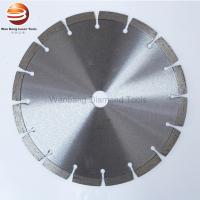China Concrete Cutting Laser Welded Diamond 230mm Saw Blade With Flat Segment for sale