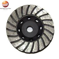 China Fine 105mm 115mm Diamond Turbo Cup Grinding Wheel for sale