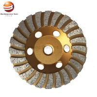 China Fine 105mm 115mm Diamond Turbo Cup Grinding Wheel for sale