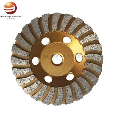China Fine 105mm 115mm Diamond Turbo Cup Grinding Wheel for sale