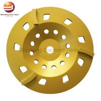China ISO9001 Approved 3 Segment Diamond Grinding Cup Wheels for sale