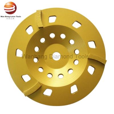 China ISO9001 Approved 3 Segment Diamond Grinding Cup Wheels for sale