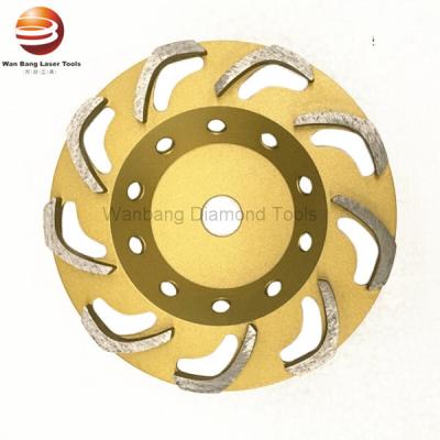 China L Shape Segment Abrasive Diamond Grinding Cup Wheels for sale