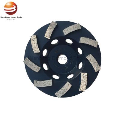 China 4 Inch 4.5 Inch Turbo Diamond Cup Grinding Wheel For Concrete for sale