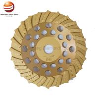 China WANBANG Standard 4 Inch 7 Inch Diamond Turbo Cup Wheel for sale