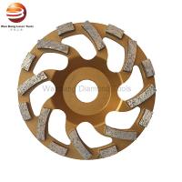 China 4.5 Inch 5 Inch Golden Diamond Grinding Cup Wheels for sale