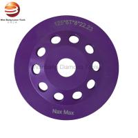 China 4 Inch 7 Inch Half Arrow Diamond Grinding Cup Wheels for sale