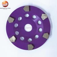 China 4 Inch 7 Inch Half Arrow Diamond Grinding Cup Wheels for sale