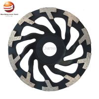 China Long Working T Segment Diamond Grinding Cup Wheels for sale