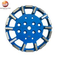 China Metal Bond Continuous 10 Inch Diamond Floor Grinding Plate for sale