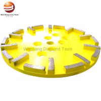 China Customized Color 20 Segments Diamond Floor Grinding Plate for sale