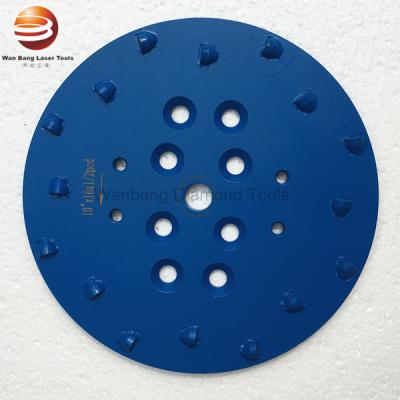 China 10 Inch PCD Segment Floor Concrete Grinding Plate for sale