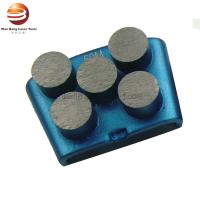 China Round Shape Five Segments Diamond Grinding Shoes for sale