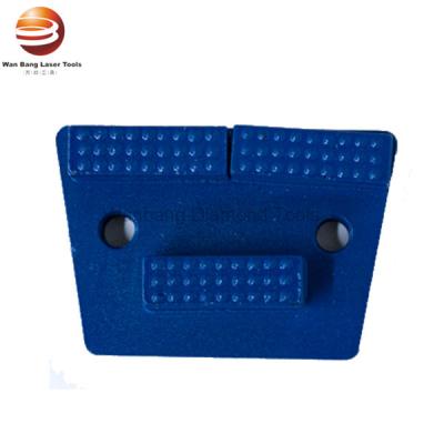 China Trapezoid Three Segment Diamond Grinding Shoe With Line-Up Point for sale