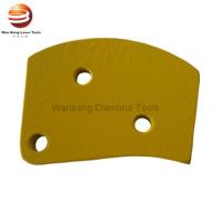 China ISO9001 Round Segment Diamond Floor Grinding Shoes for sale