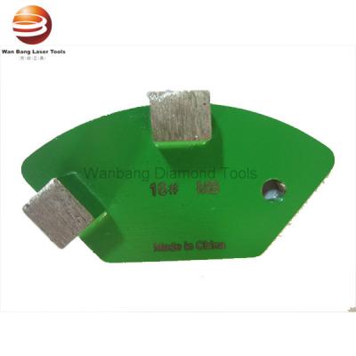 China Small Segment Diamond Grinding Shoes For Concrete Floor for sale