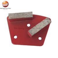 China OEM Two Segment Diamond Concrete Floor Grinding Shoes for sale