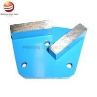 China OEM Two Segment Diamond Concrete Floor Grinding Shoes for sale